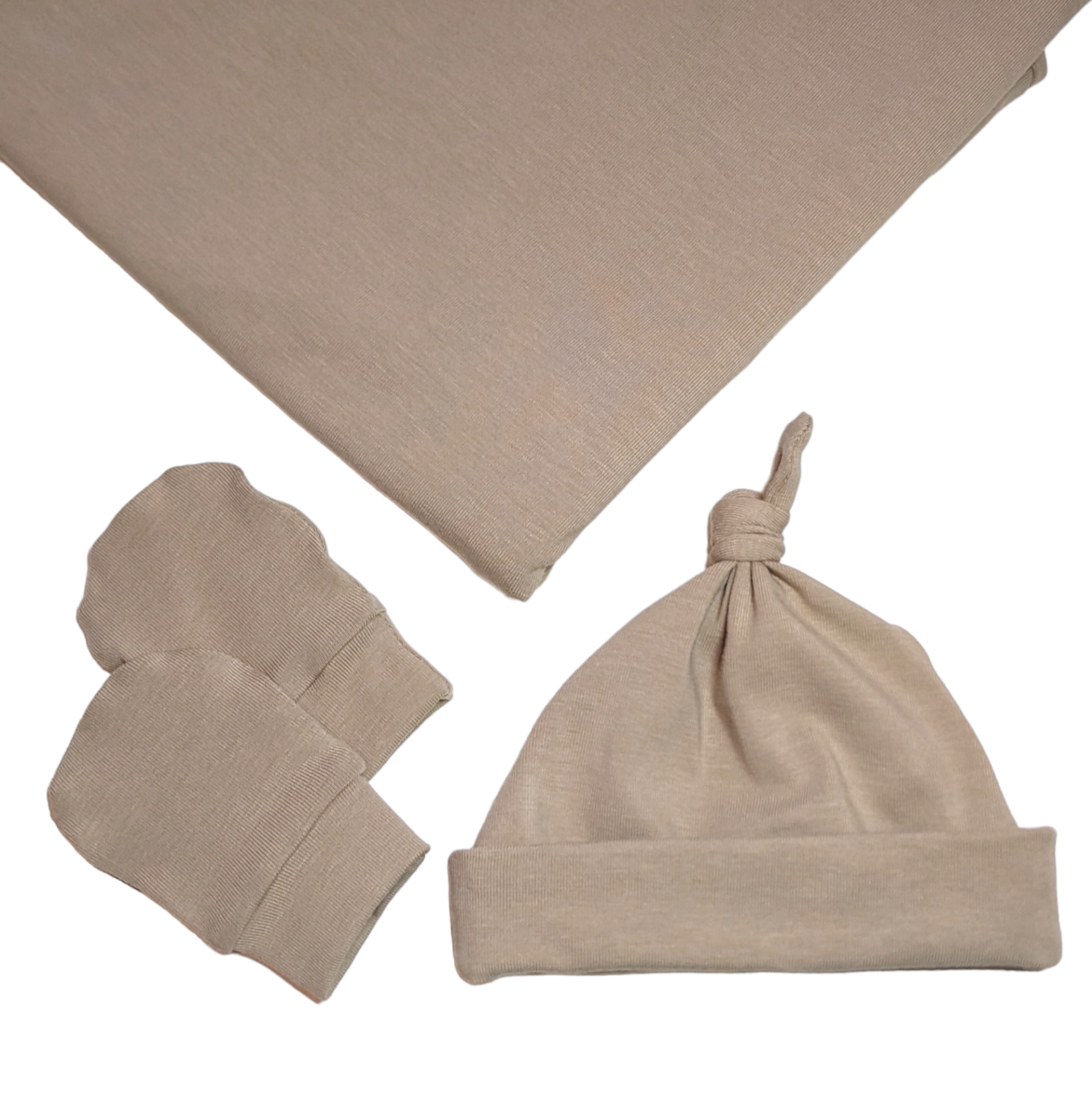Camel Beanie, Mittens and Swaddle Set | Love Our Zoo